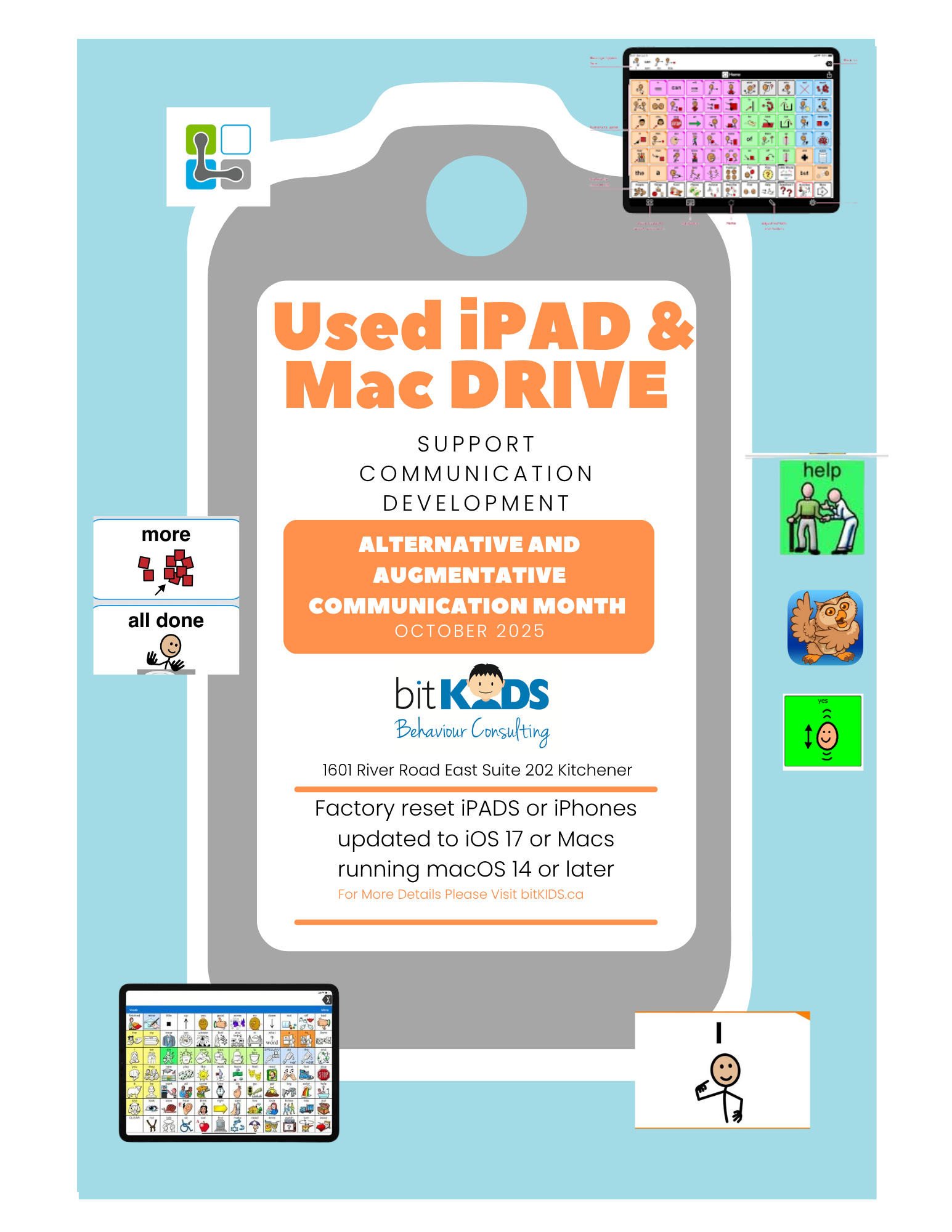Give an iPad, Give a Voice: bitKIDS’ Used iPad Drive for AAC Month